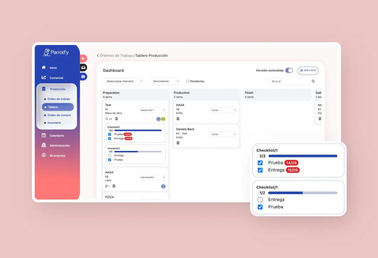 Nnodes | Software Parrotfy, ERP para Servicios